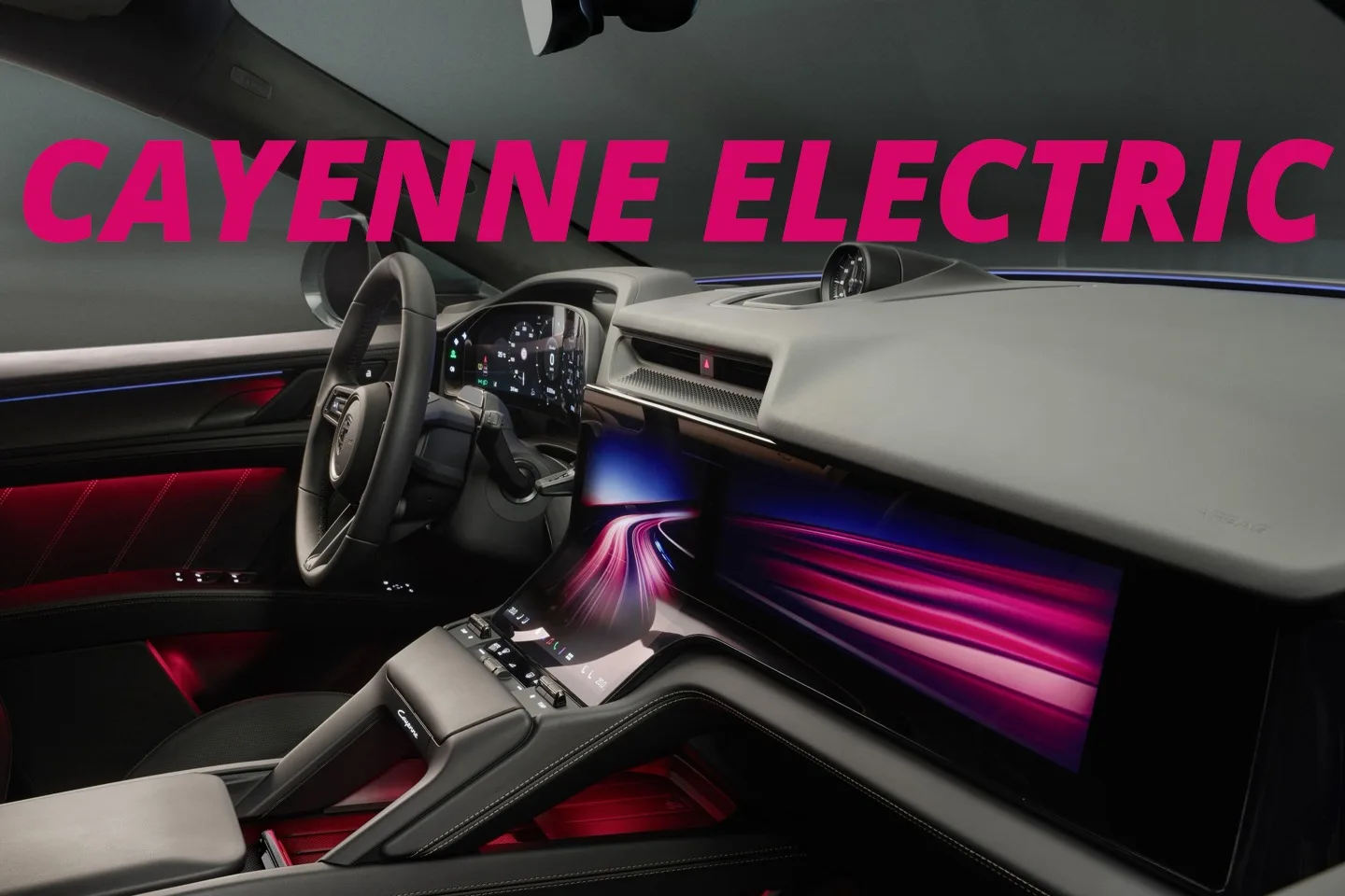 Porsche Cayenne Electric deja ver su interior lleno de pantallas – La Cochera | Sergio Oliveira